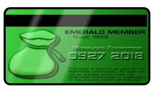 Portal:Retro/Emerald Membership Card/Gallery | FusionFall Wiki | Fandom