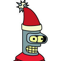 Bad Santa Bender - Futurama: Worlds of Tomorrow Wiki