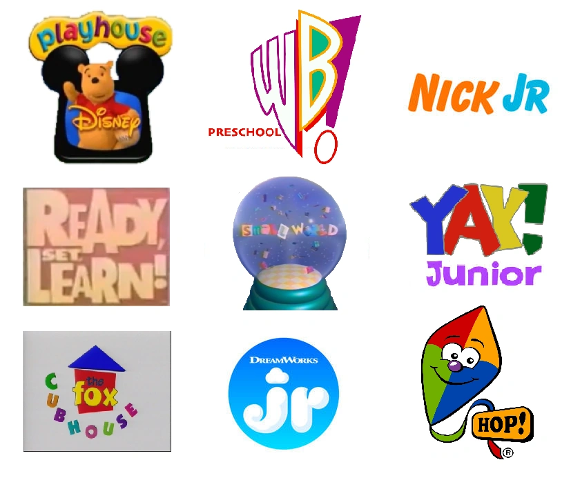 Nine Preschool Networks from 1990-1996 | Future Ideas Wiki | Fandom