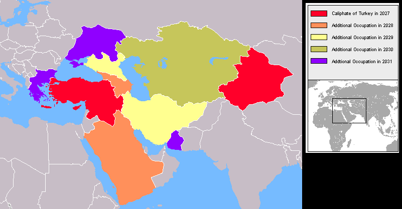 Future Caliphate Map