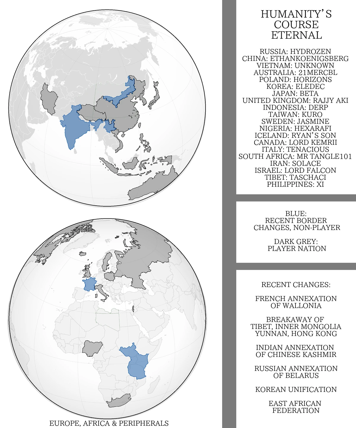 Humanity's Course Eternal: A Map Game | Future | Fandom