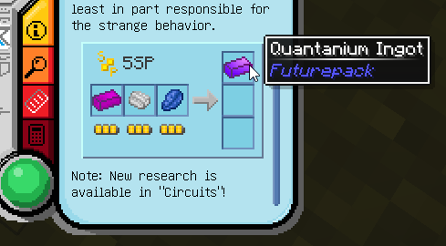 Quantanium | Futurepack Minecraft mod Wiki | Fandom