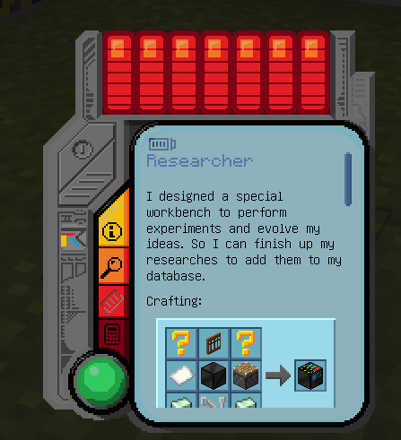 Researcher | Futurepack Minecraft mod Wiki | Fandom