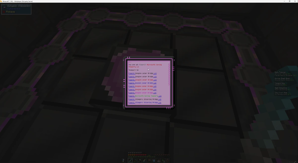 Dungeon Checkpoint | Futurepack Minecraft mod Wiki | Fandom