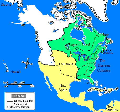 North America in 1775 | Sobel Wiki | Fandom