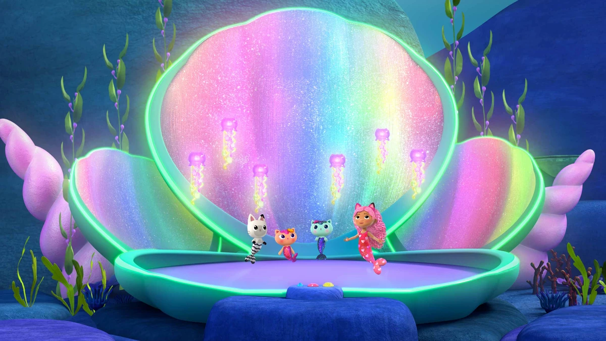 The Mermaid Sparkle Stage | Gabby's Dollhouse Wiki | Fandom