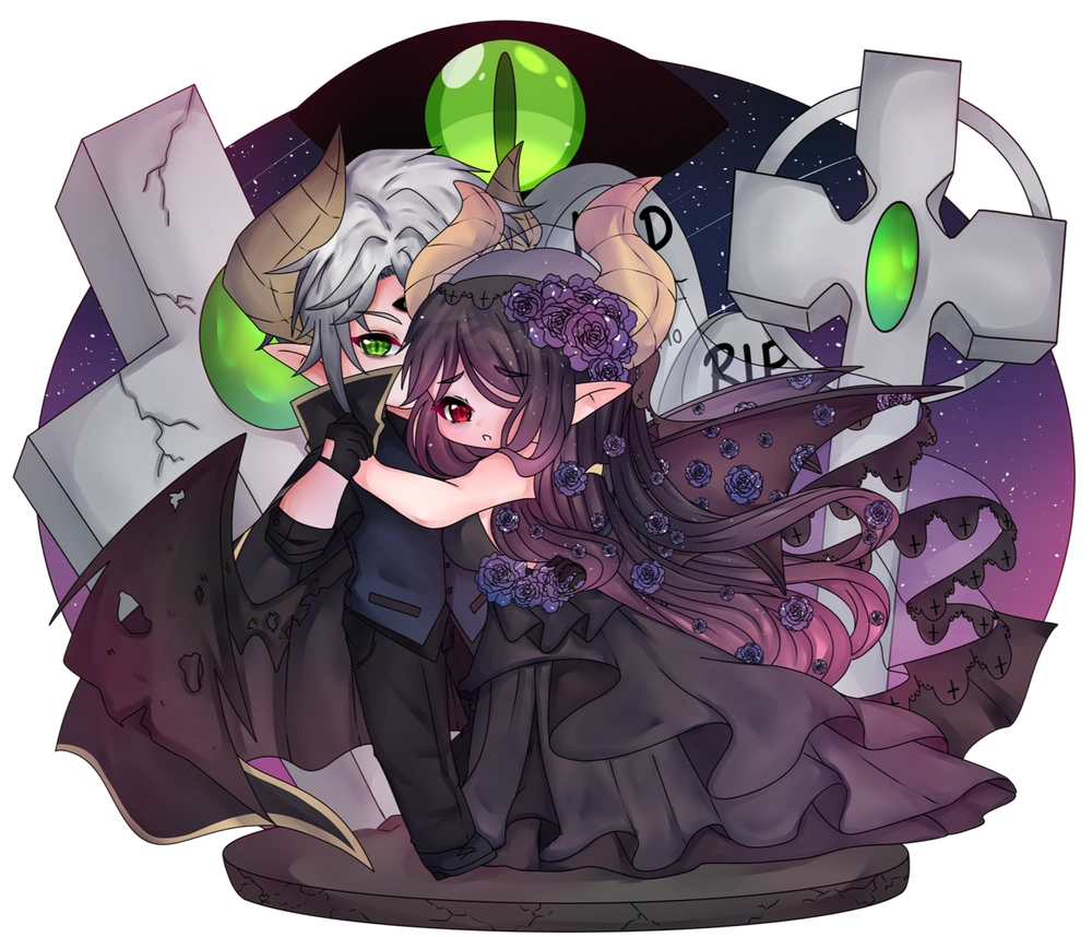 Shadow Ryan & Manami | Gacha Club Wiki | Fandom