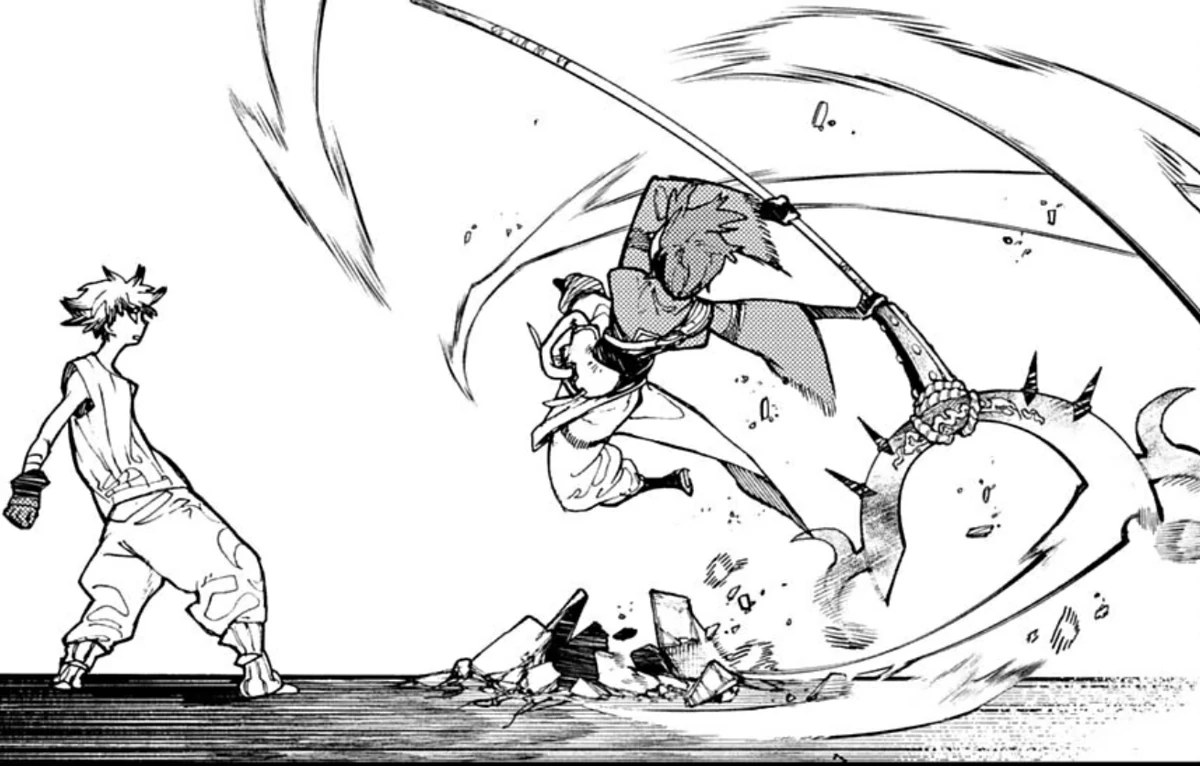 Rudo Surebrec vs. Zanka Nijiku | Gachiakuta Wiki | Fandom