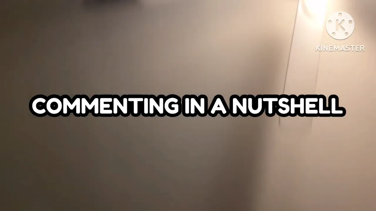 Commenting in a Nutshell | Gaff-Random Wiki | Fandom