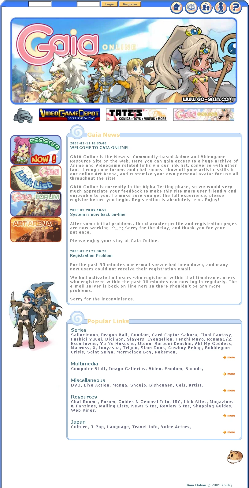 2003 | Gaiapedia | Fandom