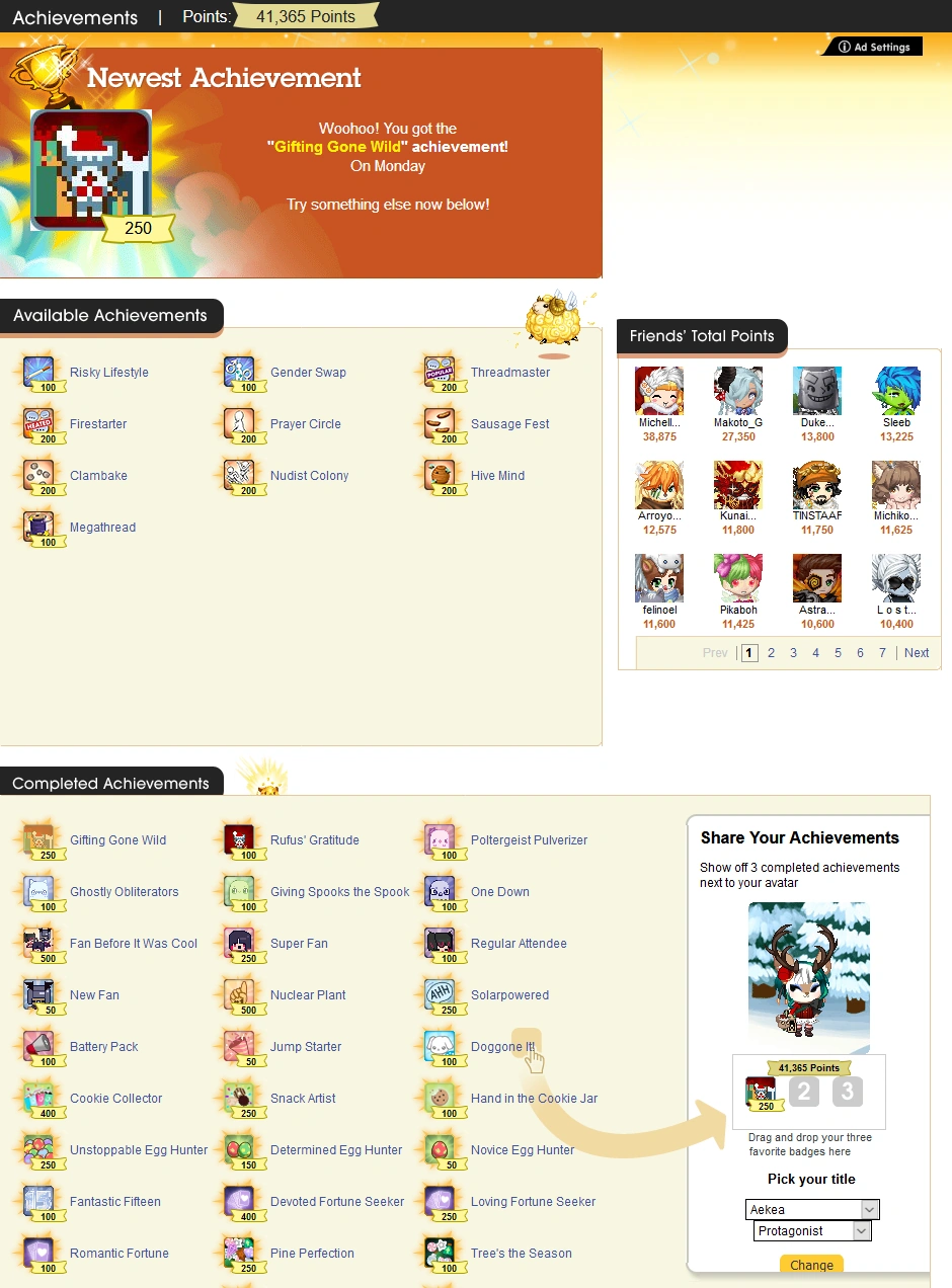 Gaia Achievements | Gaiapedia | Fandom