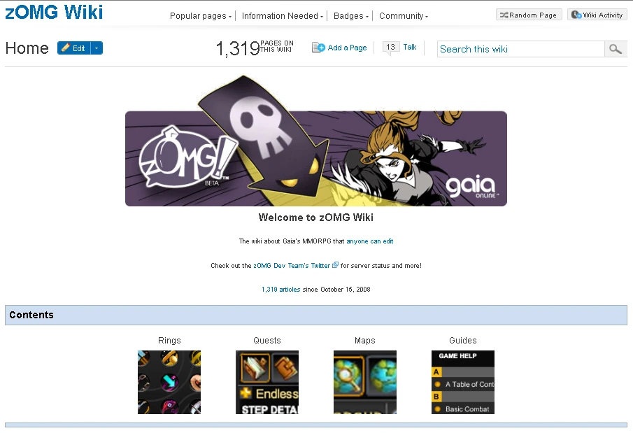 ZOMG! Wiki | Gaiapedia | Fandom