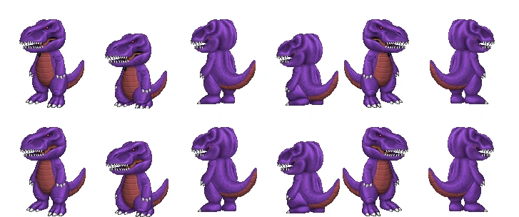 Violet T-Rex | Gaia Items Wiki | Fandom