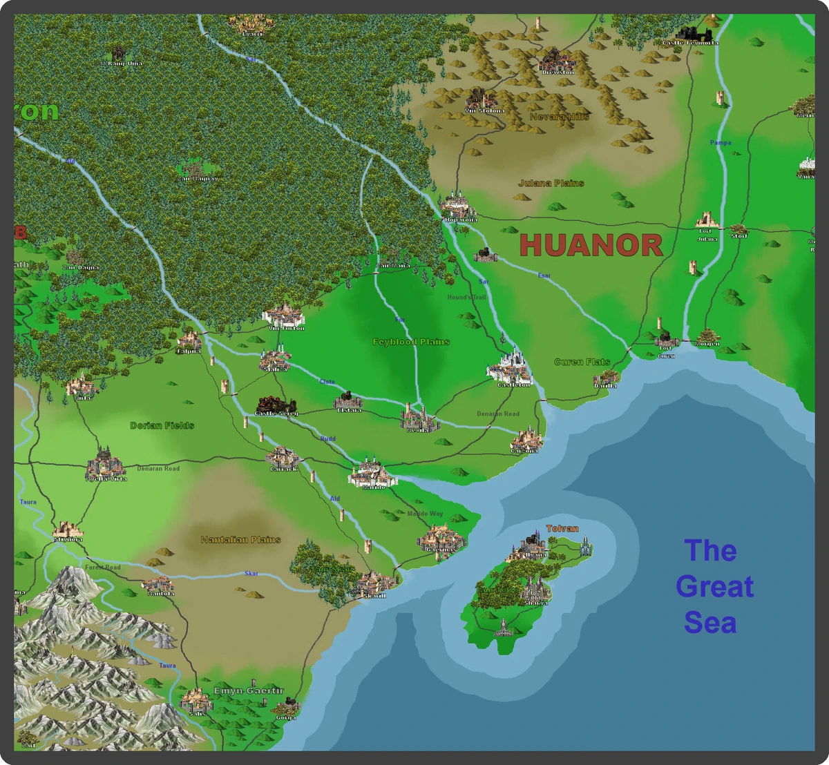 Geography of Huanor | Gaiana Wiki | Fandom