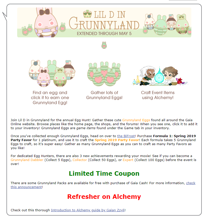 Easter 2019 Gaia Storyline Wiki Fandom