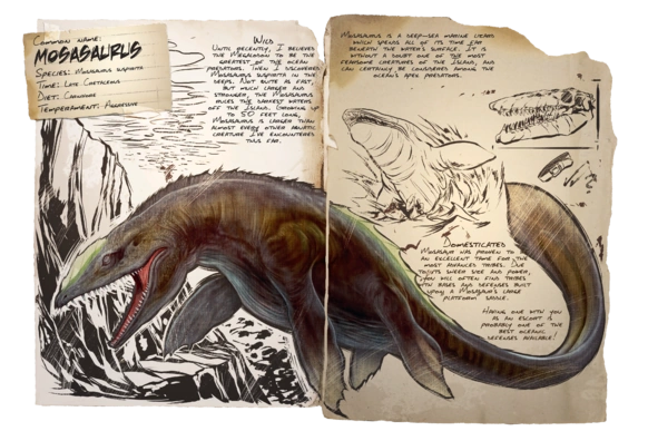 Mosasaurus (ARK) | Galactic Creatures Wiki | Fandom