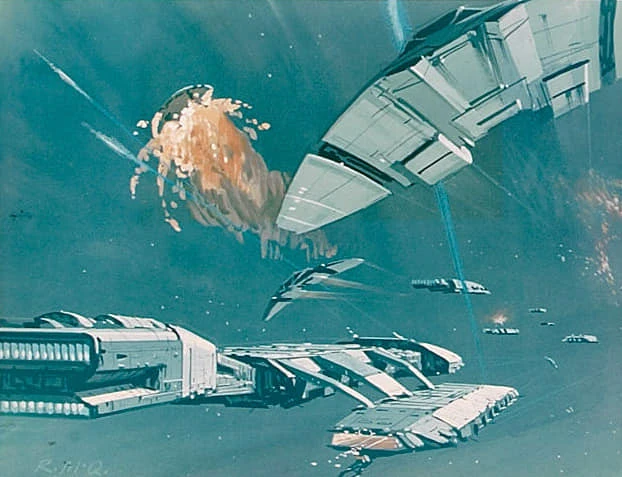 Battlestar Galactica 1978 Concept Art | Battlestar Galactica Wiki | Fandom