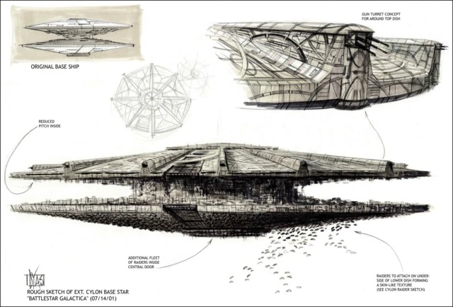 Cylon Basestar Size