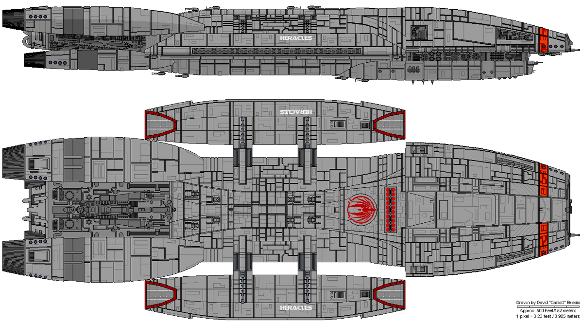 Heracles Class Battlestar | Battlestar Galactica Fanon Wiki | Fandom