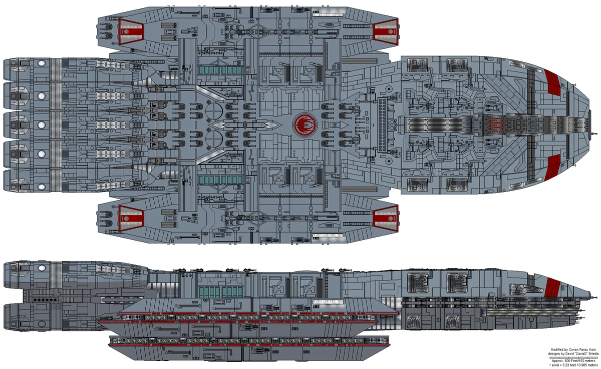 Daedalus Class Warstar (D8) | Battlestar Galactica Fanon Wiki | Fandom