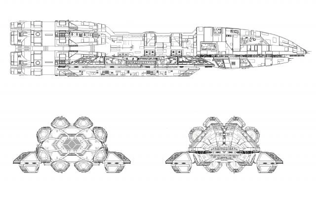 Battlestar Galactica Schematics