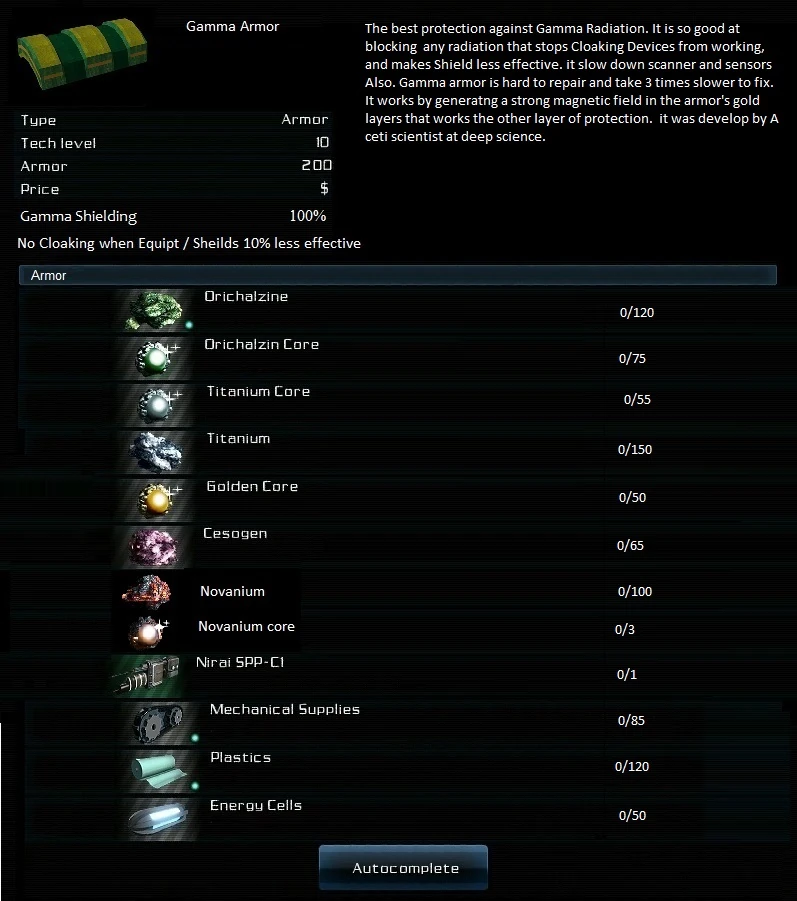 Category:Armor | Galaxy on fire Fan Fiction Wiki | Fandom