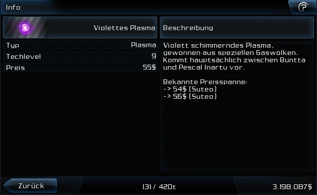 Violettes Plasma | Galaxy on Fire Wiki | Fandom