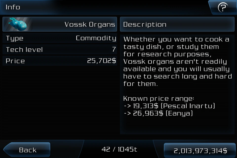 Vossk Organs | Galaxy on Fire Wiki | Fandom