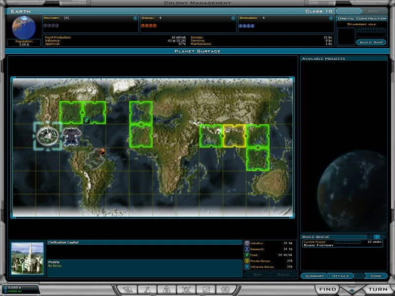 Colony Management | Galactic Civilizations Wiki | Fandom