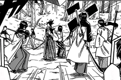 Sakura Shinnojou, Ichinose Zenmaru, Sengoku Iori, and Kizaki Genkai vs ...