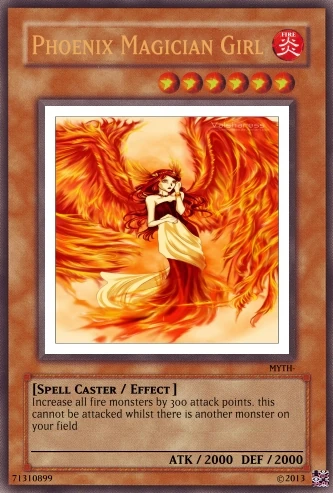 Phoenix Magician Girl | Game card maker Wiki | Fandom