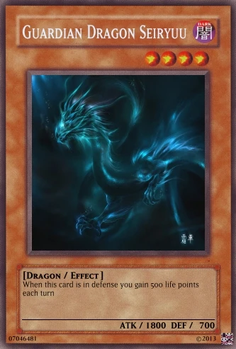 Guardian Dragon Seiryuu | Game card maker Wiki | Fandom