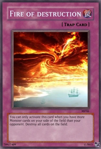 Fire of destruction | Game card maker Wiki | Fandom