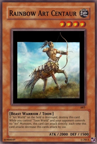 Rainbow Art Centaur | Game card maker Wiki | Fandom
