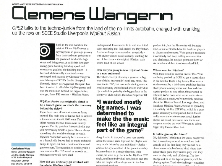 Clemens Wangerin | Game Developers Wiki | Fandom