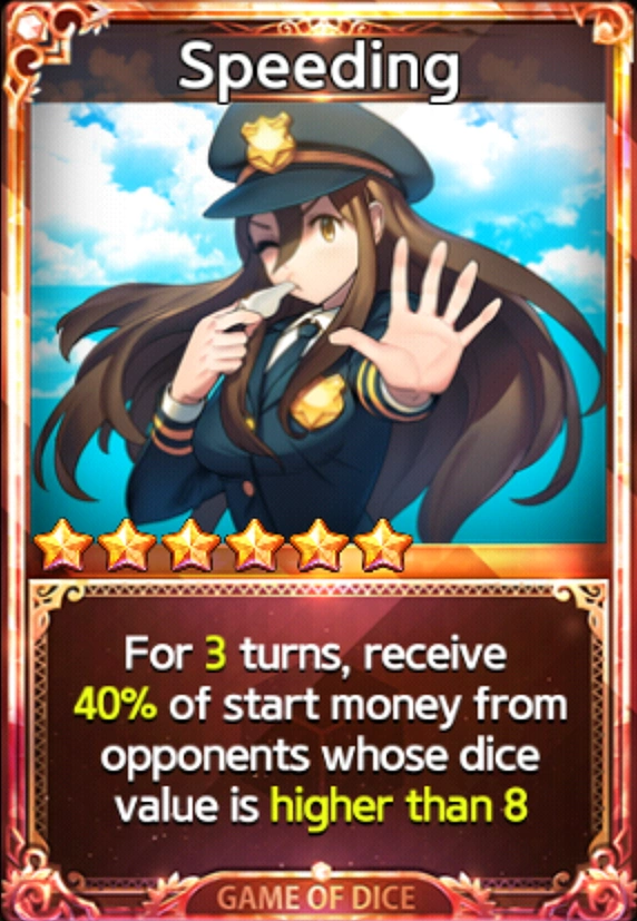 Speeding | Game of Dice Wikia | Fandom