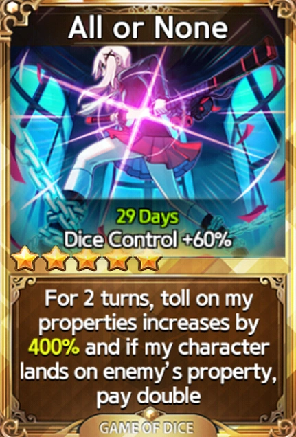 All or None | Game of Dice Wikia | Fandom