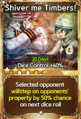 Shiver me Timbers! | Game of Dice Wikia | Fandom