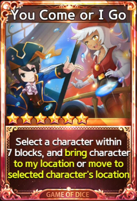 You Come or I Go | Game of Dice Wikia | Fandom