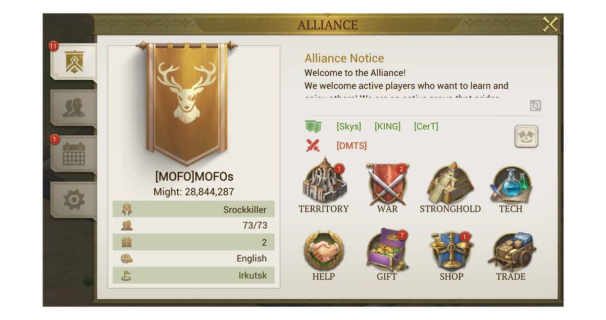 Alliances | Game of Empires Warring Realms Wiki | Fandom