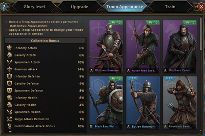 Troop Appearance | Game of Thrones Winter is Coming (Game) Wiki | Fandom