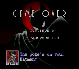 The Adventures of Batman and Robin (SNES) | Game Over Dex Wiki | Fandom