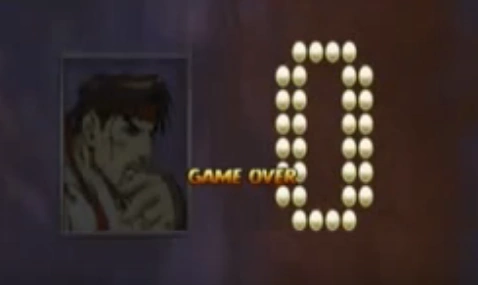 Street Fighter Game Over Gif