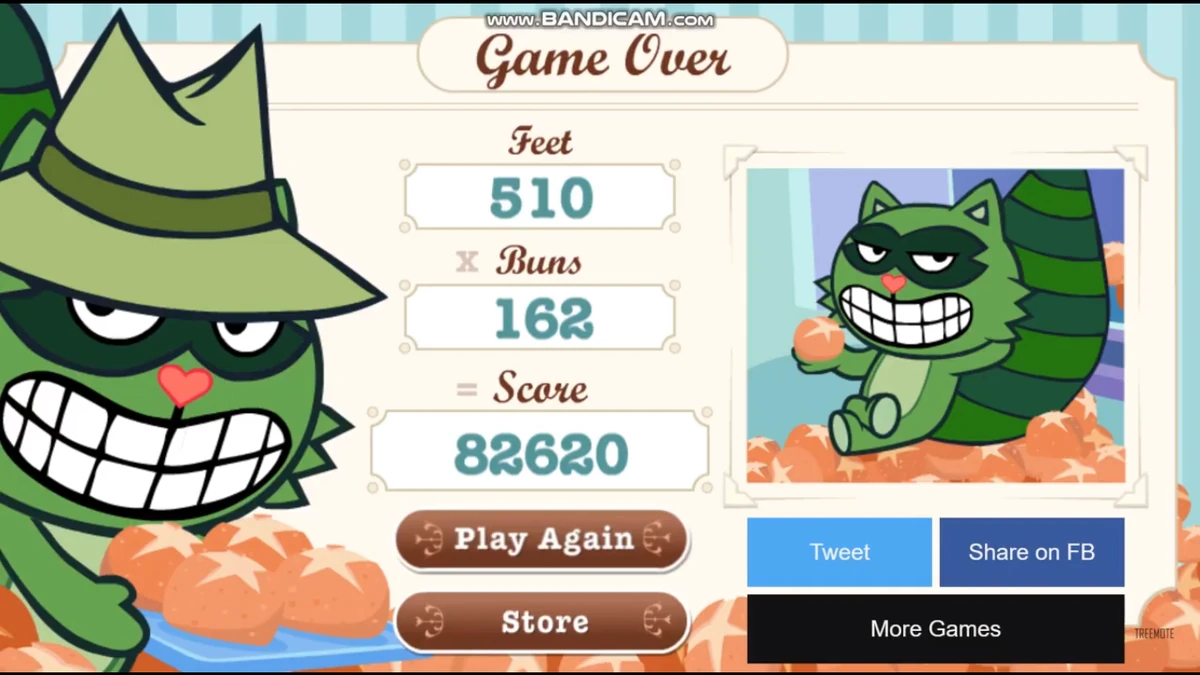 Happy Tree Friends: Run and Bun | Game Over Dex Wiki | Fandom