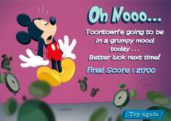 Mickey Mouse: Alarm Clock Scramble | Game Over Dex Wiki | Fandom