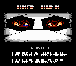 Darkman (NES) | Game Over Dex Wiki | Fandom