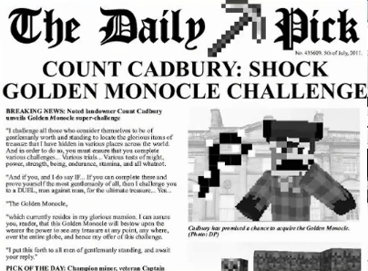 Count Cadbury | GameChap and Bertie Wiki | Fandom