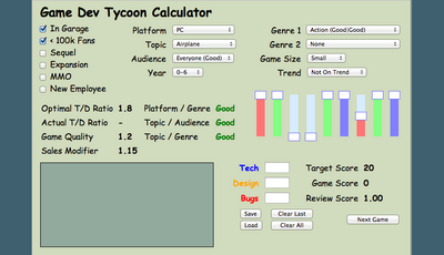 Game Score/Review Score Calculator | Game Dev Tycoon Wiki | Fandom