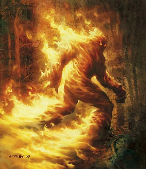 Fire Elemental Art