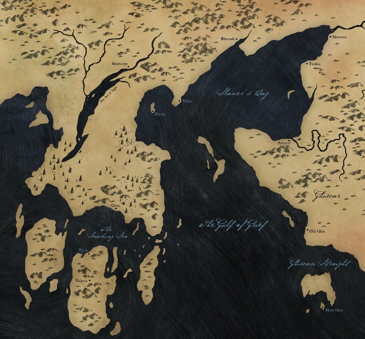 Game Of Thrones Map Essos